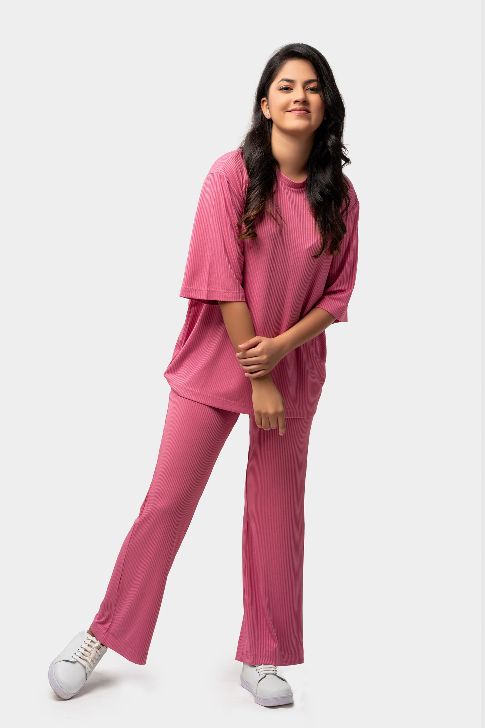 OVERSIZED CROP TOP WITH PANT KIT | Blue Line Collection